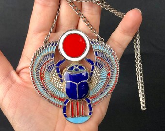 Scarab Necklace | Etsy