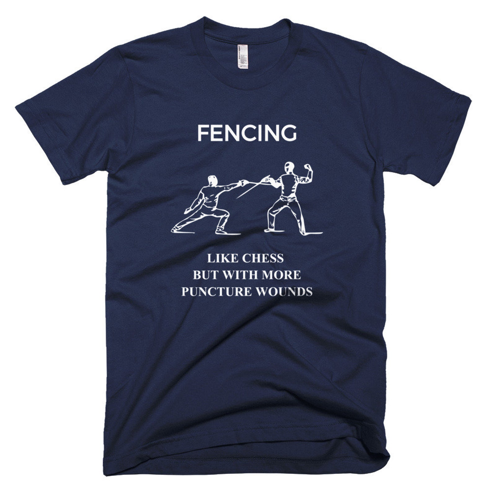 Funny fencing t shirt for men or women | Etsy