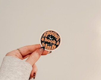 Horror Book Decal, Thriller Book Lover Reading Sticker, Scary Book Club ...