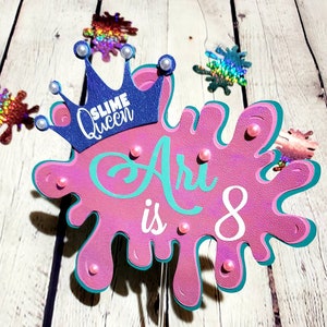 Slime Cake Topper - Slime Party - Slime Party Decorations - Slime ...
