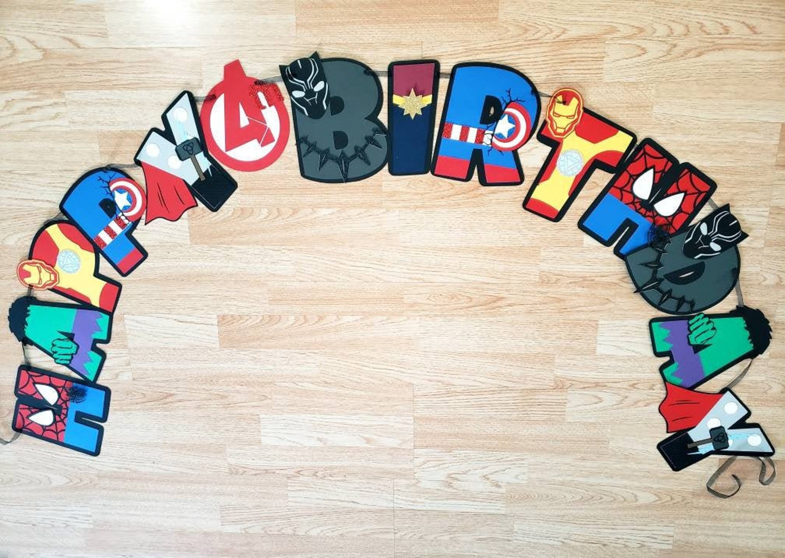 Superhero Birthday Banner Superhero Party Superhero - Etsy