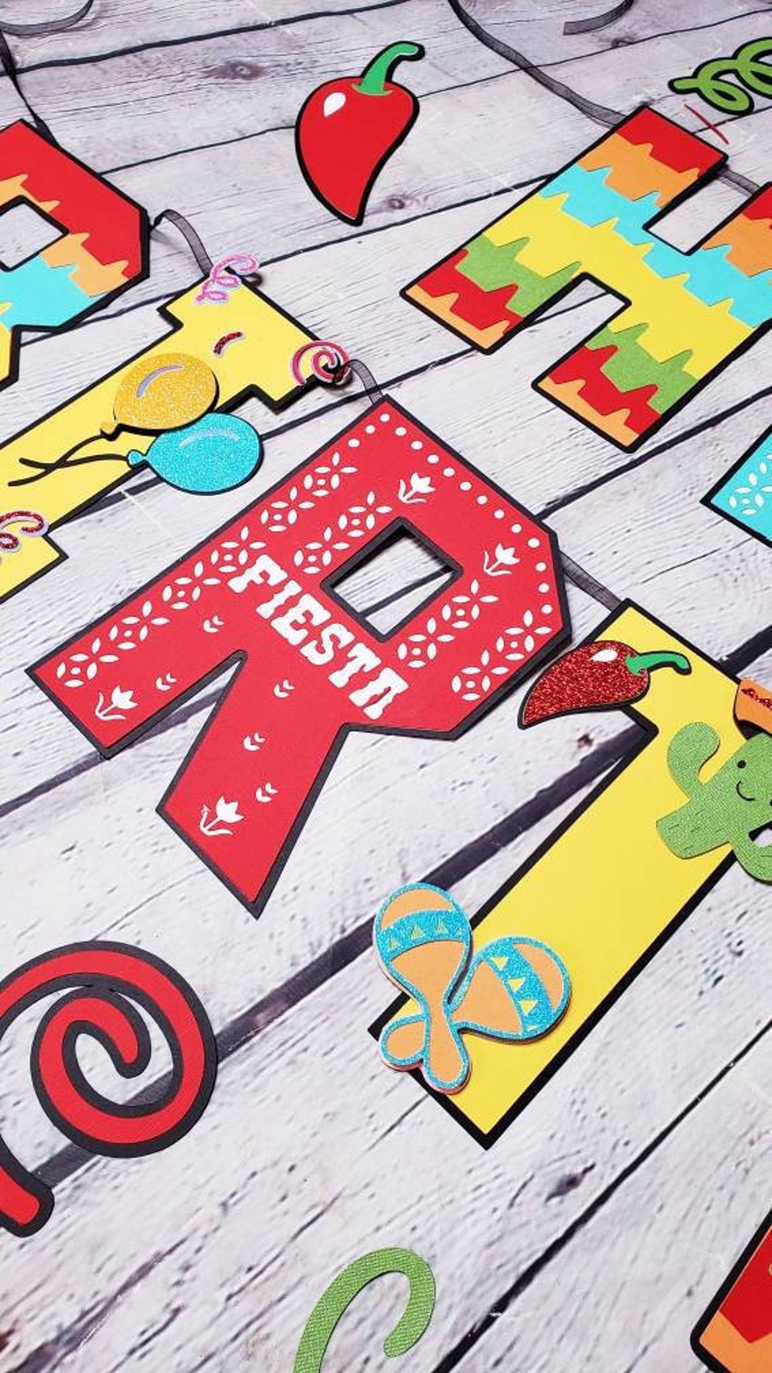 Fiesta Birthday Banner Fiesta Party Mexican Banner Papel - Etsy