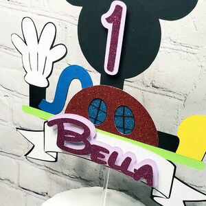 Mickey Mouse Cake Topper, Mickey Mouse Party, Mickey Mouse Clubhouse ...