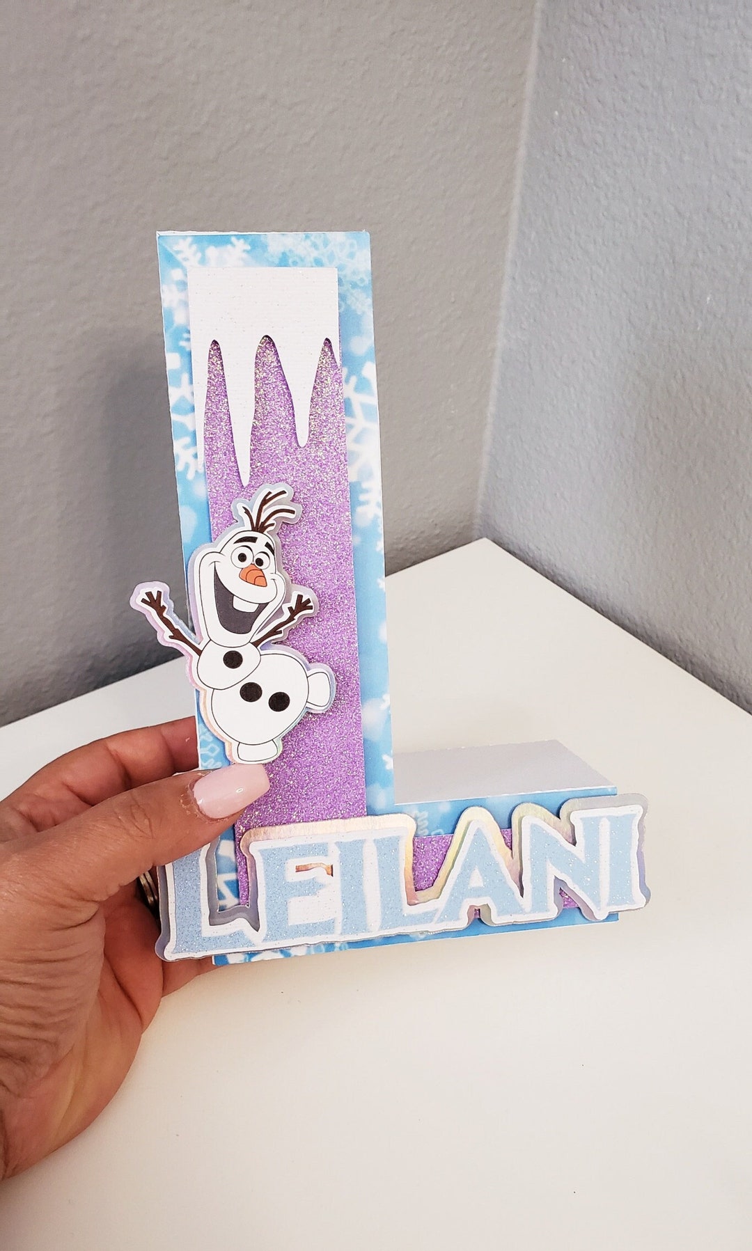 Frozen Inspired 3D Letters, Frozen Party 3D Letter, Frozen Letras 3D ...