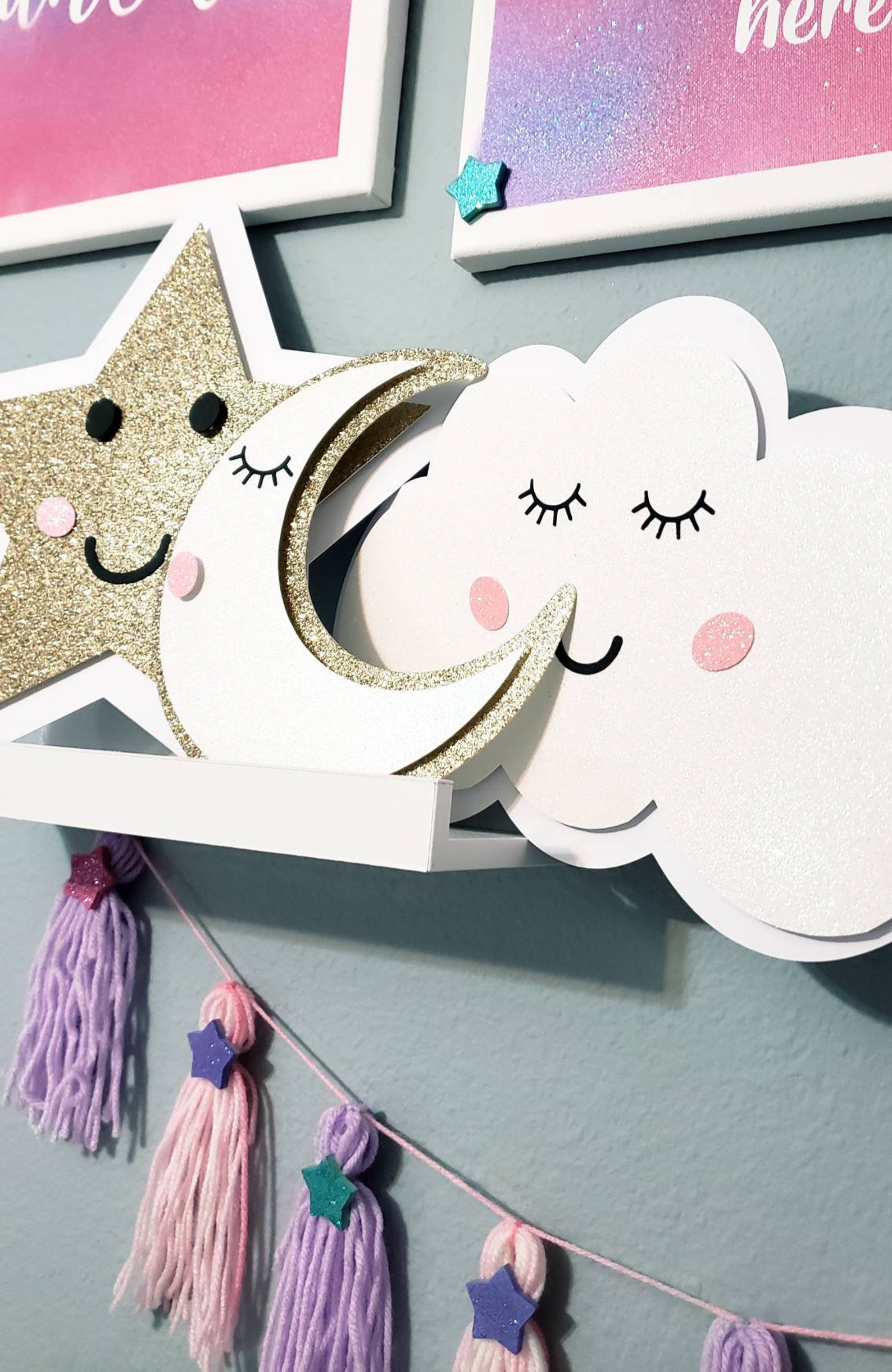 3D Stars, Twinkle Twinkle Little Star Party, Moon Party Decorations ...