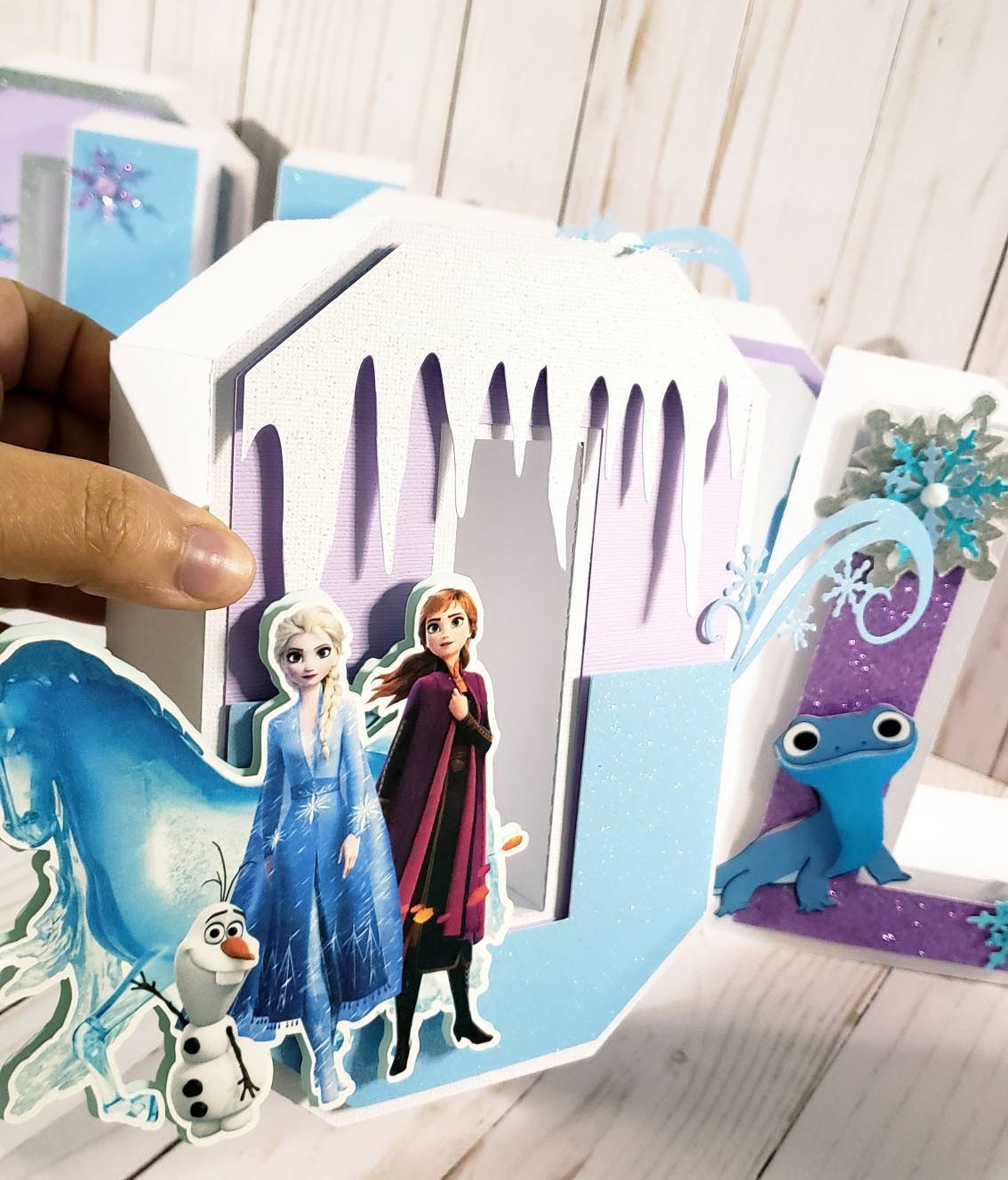 Frozen Inspired 3D Letters Frozen Party 3D Letter Frozen | Etsy