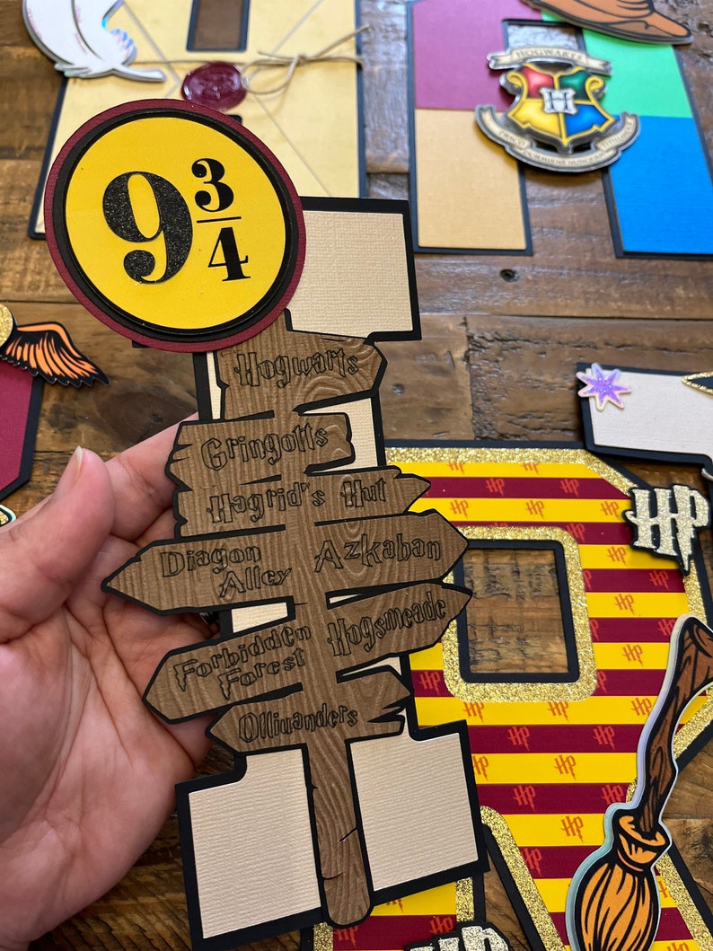 Wizard Birthday Banner Wizarding School Party Magic Banner - Etsy