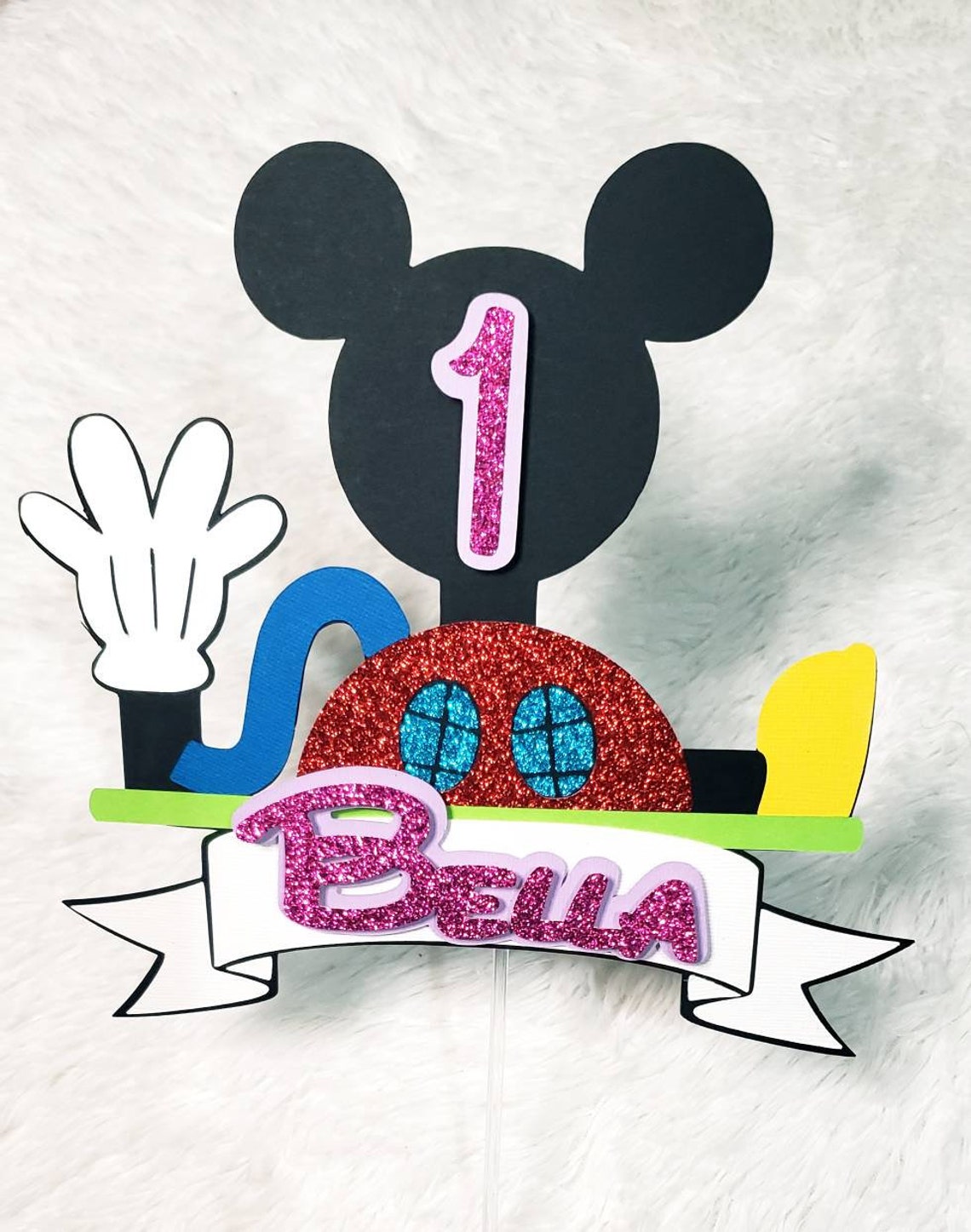 Mickey Mouse Cake Topper Mickey Mouse Party Mickey Mouse | Etsy