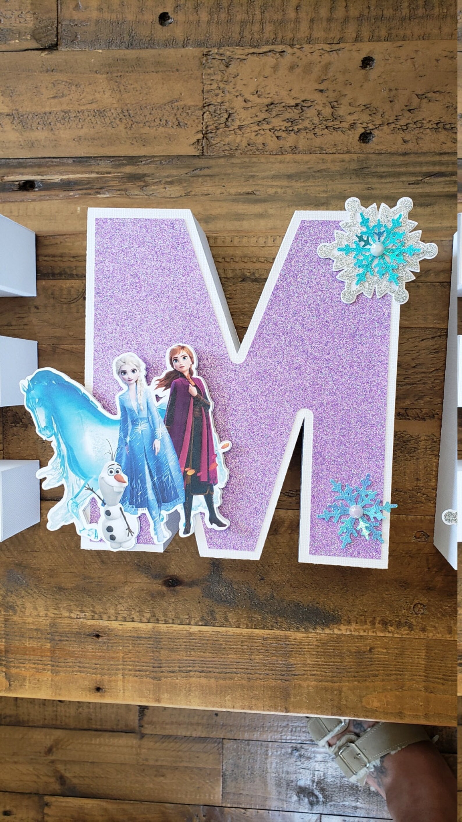 Frozen Inspired 3D Letters Frozen Party 3D Letter Frozen | Etsy