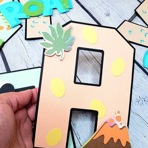 Dinosaur Happy Birthday Banner, Dinosaur Party Banner, Dino Birthday ...