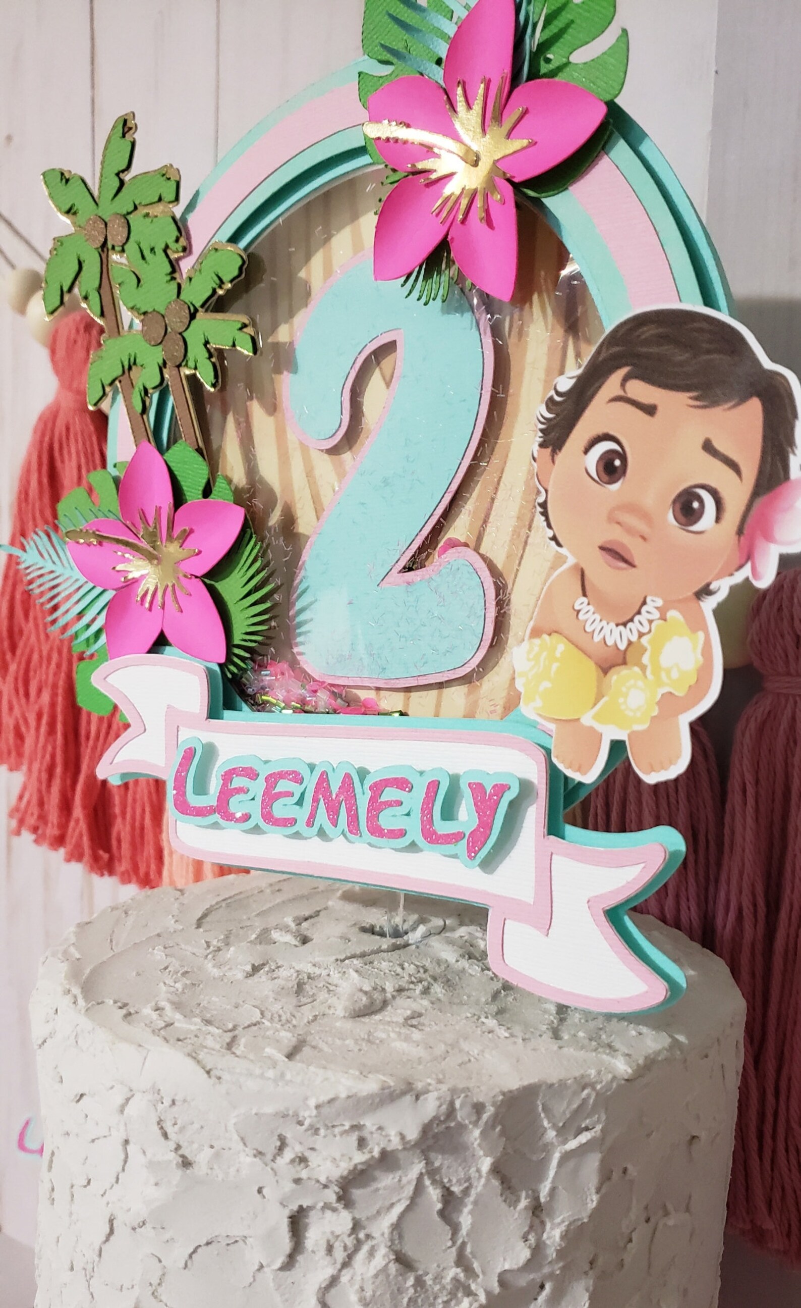 Moana Inspired Birthday Banner, Moana Party, Moana Banner, Moana Shaker ...