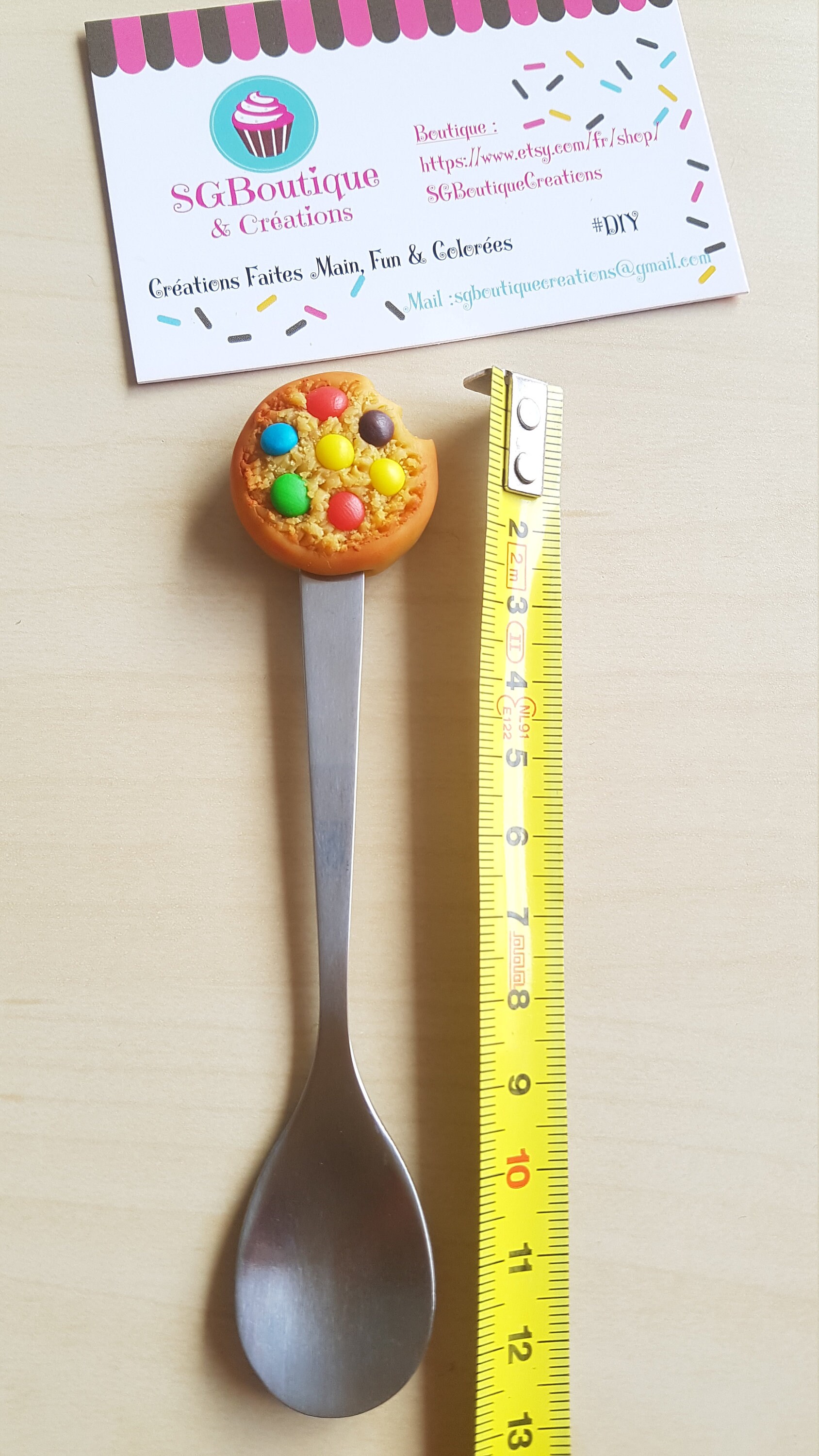 Choc & Multicolored Cookie Coffee Spoon Dessert Spoon - Etsy