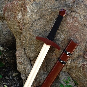 Children's Wooden Toy Medieval Knight Sword for Costume and Play - With ...