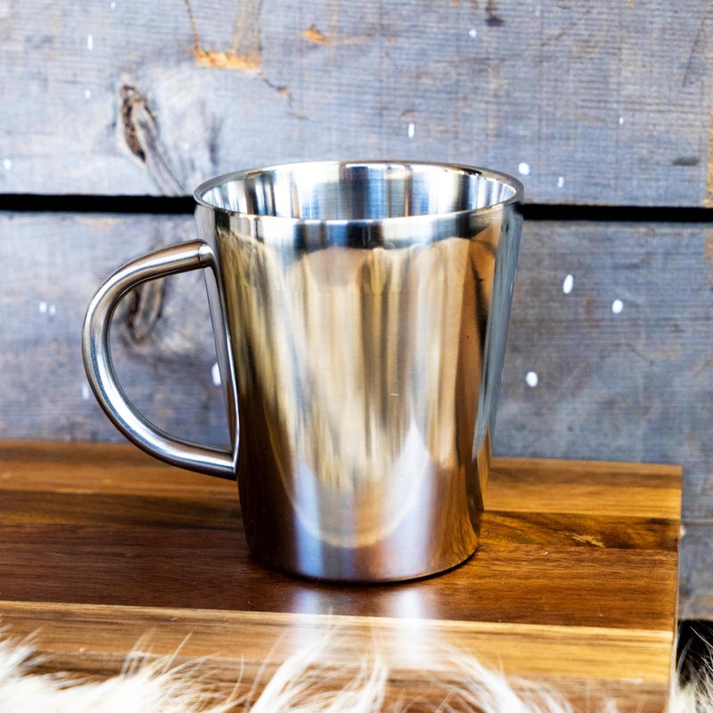 Vintage Steel Silver Cup - Etsy