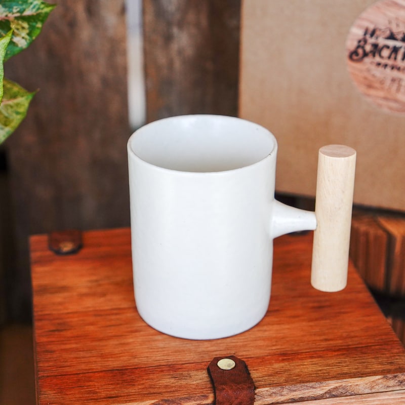 Wood Cup With Handle - Etsy