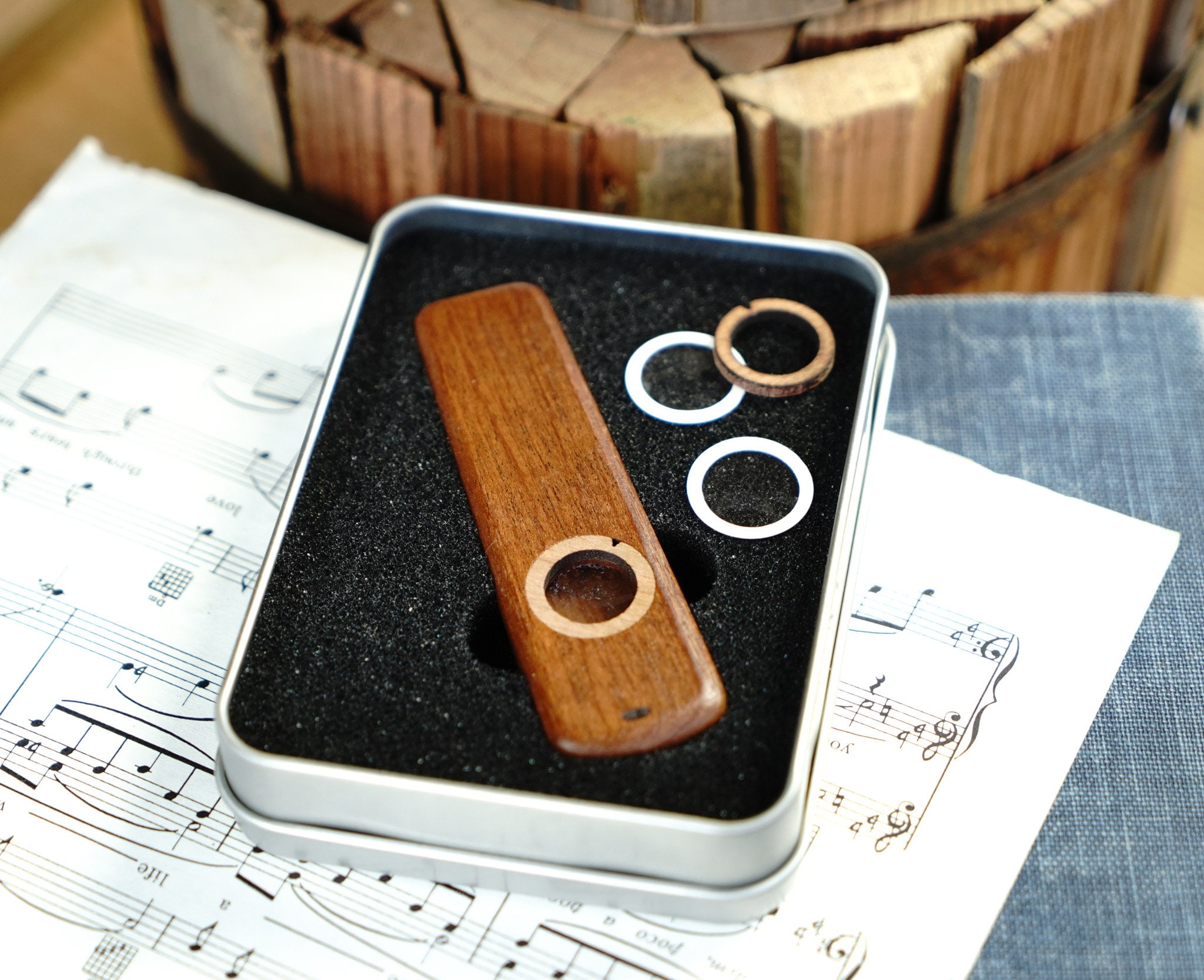 Wooden Kazoo Flute in Two Color Options - Customizable - Etsy