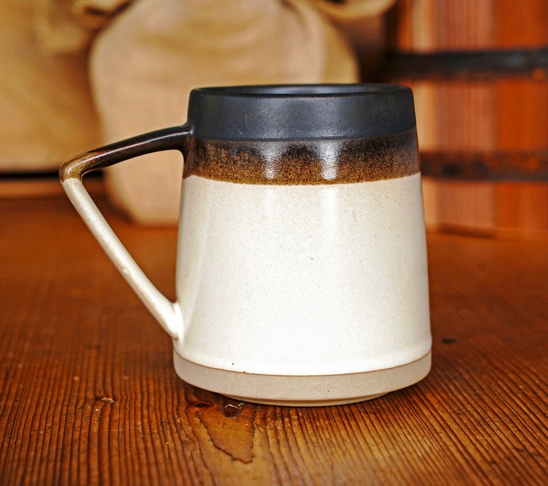 70s Inspired Earth Tone Colored Ceramic Mug - Etsy