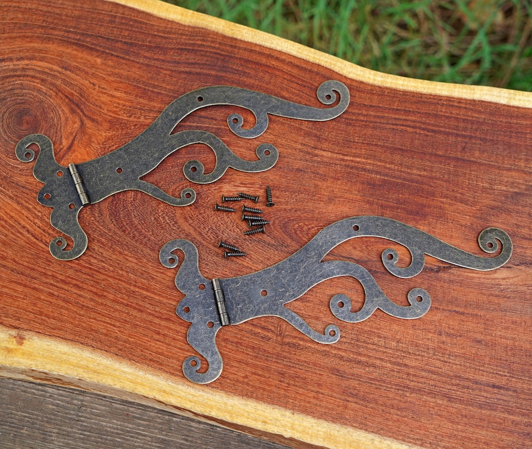 Wave Motif Strap Hinge for Chests, Boxes, Cabinets and More - Etsy