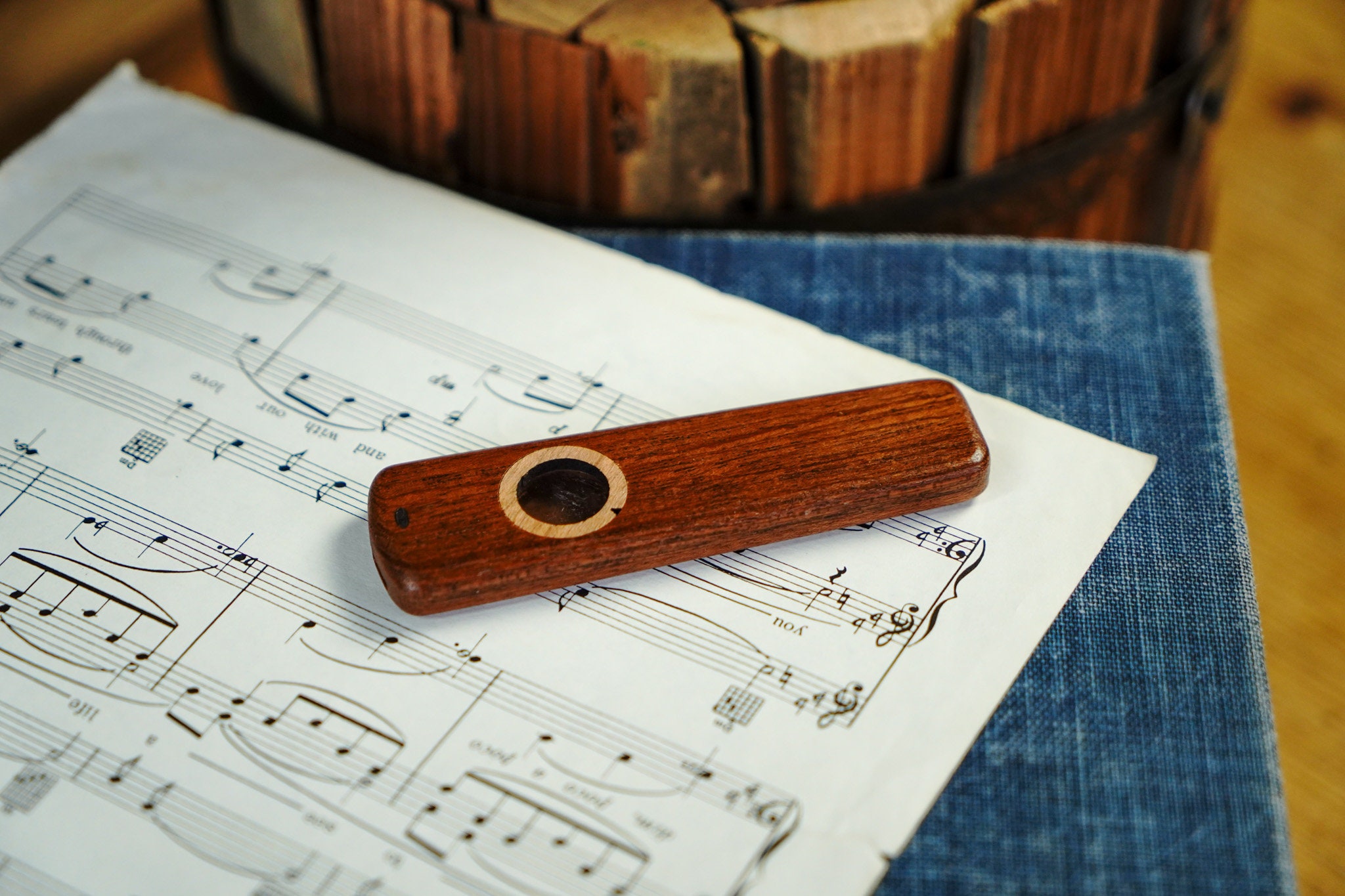 Wooden Kazoo Flute in Two Color Options - Customizable - Etsy