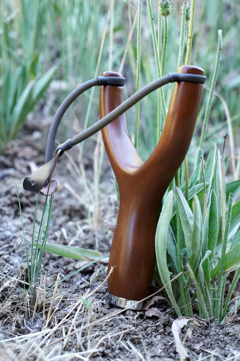 Classic Hardwood Slingshot - Traditional Design - Etsy