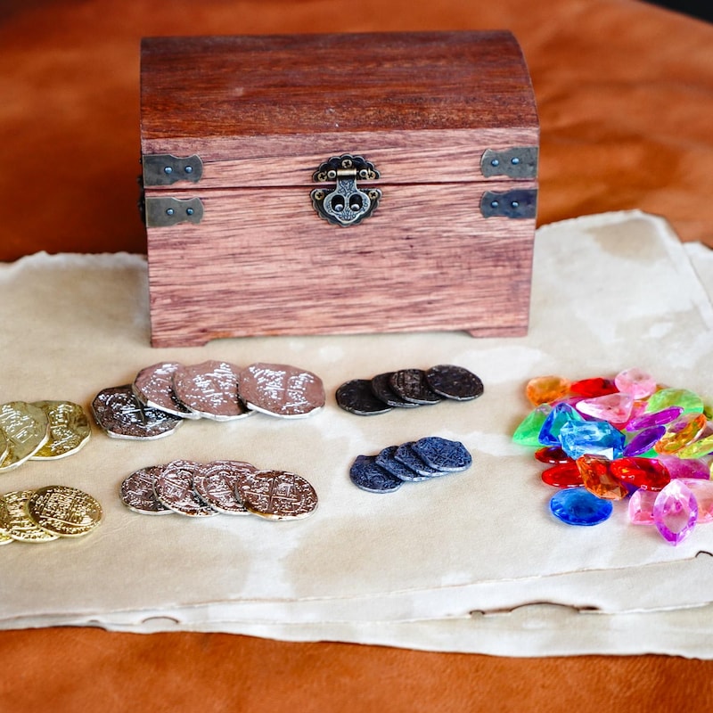 Gold Treasure Chests - Etsy