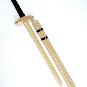 Wooden Toy Sword With Sheath No Finish Color or Stain Your Own DIY - Etsy