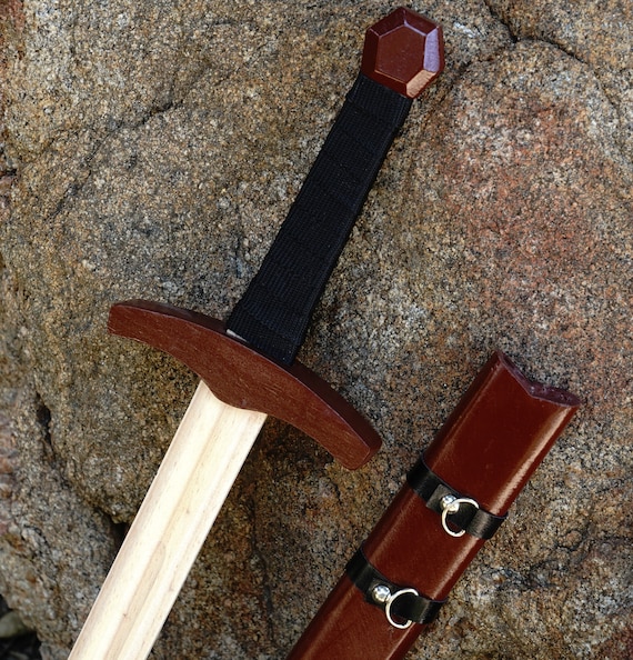 Children's wooden toy medieval knight sword for costu… - Gem