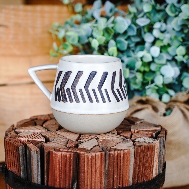 Geometric Mug - Etsy
