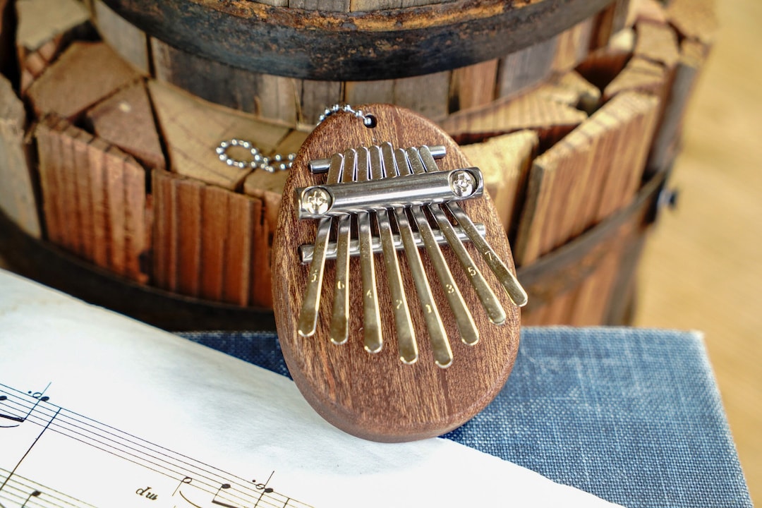 Miniature Personalized Kalimba With Key Chain - Etsy