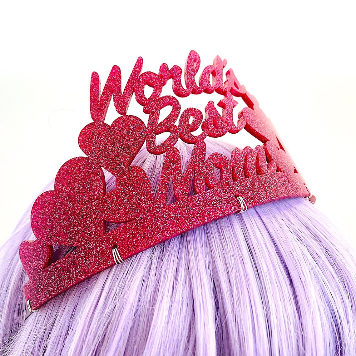 World's Best Mom Tiara, Custom Color, Free Shipping - Etsy