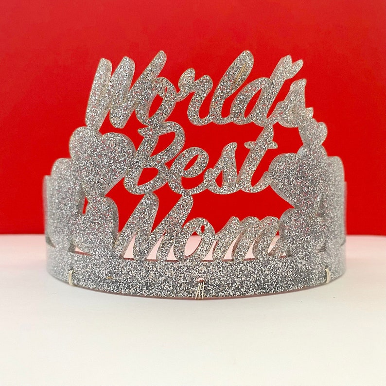 World's Best Mom Tiara, Custom Color, Free Shipping - Etsy