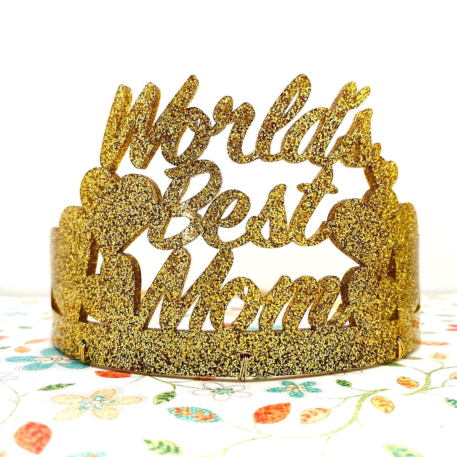 World's Best Mom Tiara, Custom Color, Free Shipping - Etsy