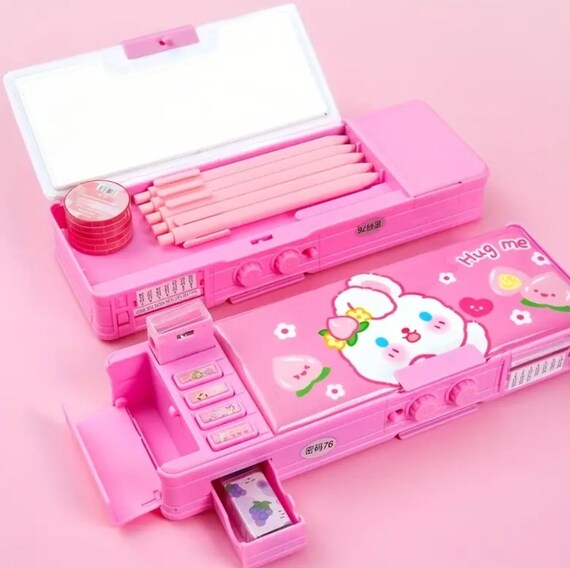 Hello Kitty Pencil Box With Lock
