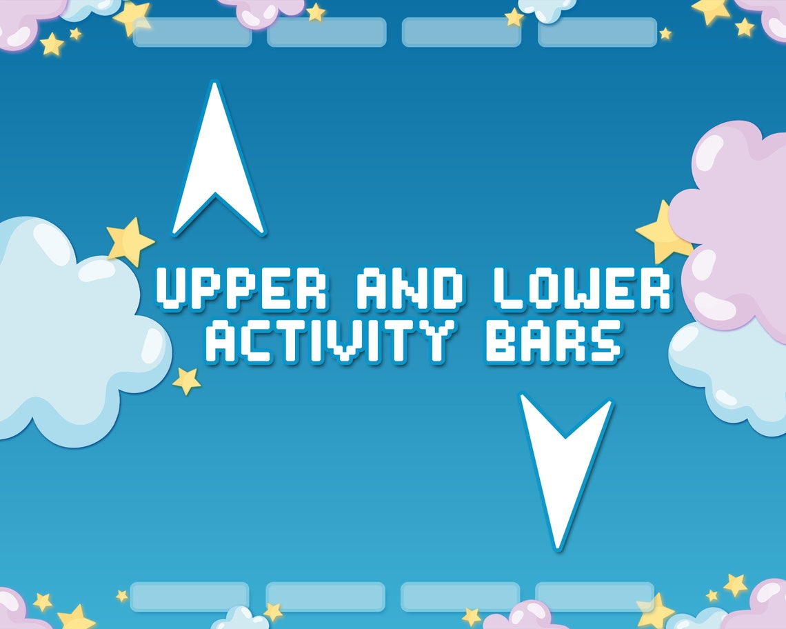 Cute Cloudy Overlays Twitch Streamer Overlays & Scenes | Etsy