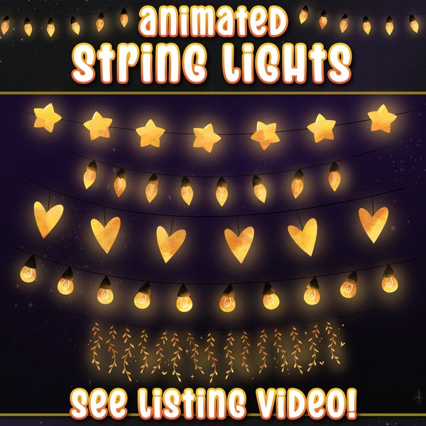 Twitch Fairy Lights Animated - Etsy