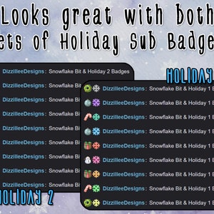 Snowflake Twitch Badges Twitch Bit Badges Twitch Cheer Badges Twitch ...