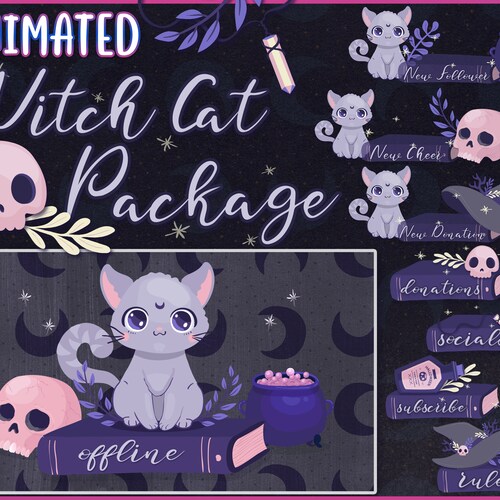ANIMATED Halloween Ghost Twitch Package Streamer Scenes - Etsy