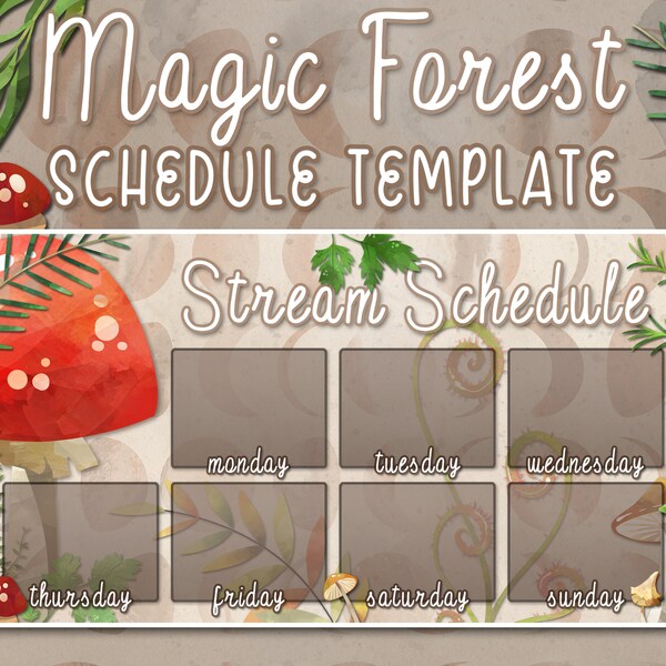 Stream Schedule - Etsy
