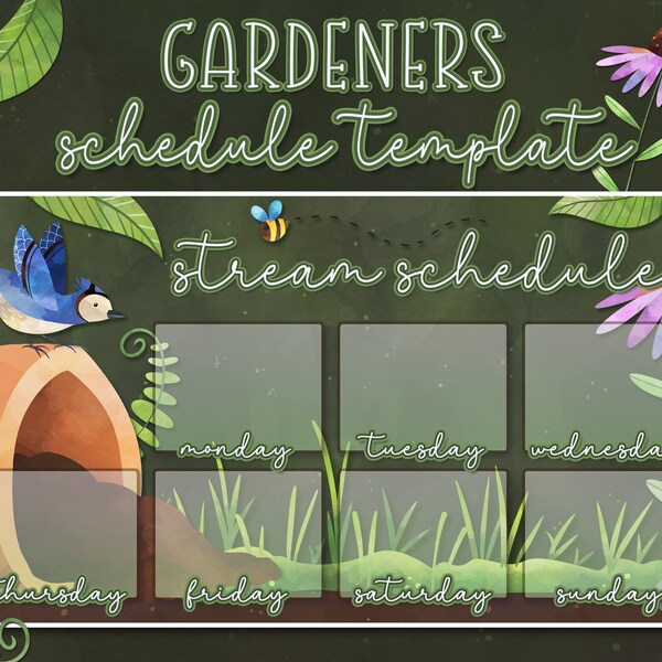 Streamer Calendar - Etsy