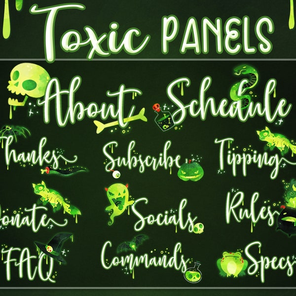 Horror Streamer Overlay - Etsy