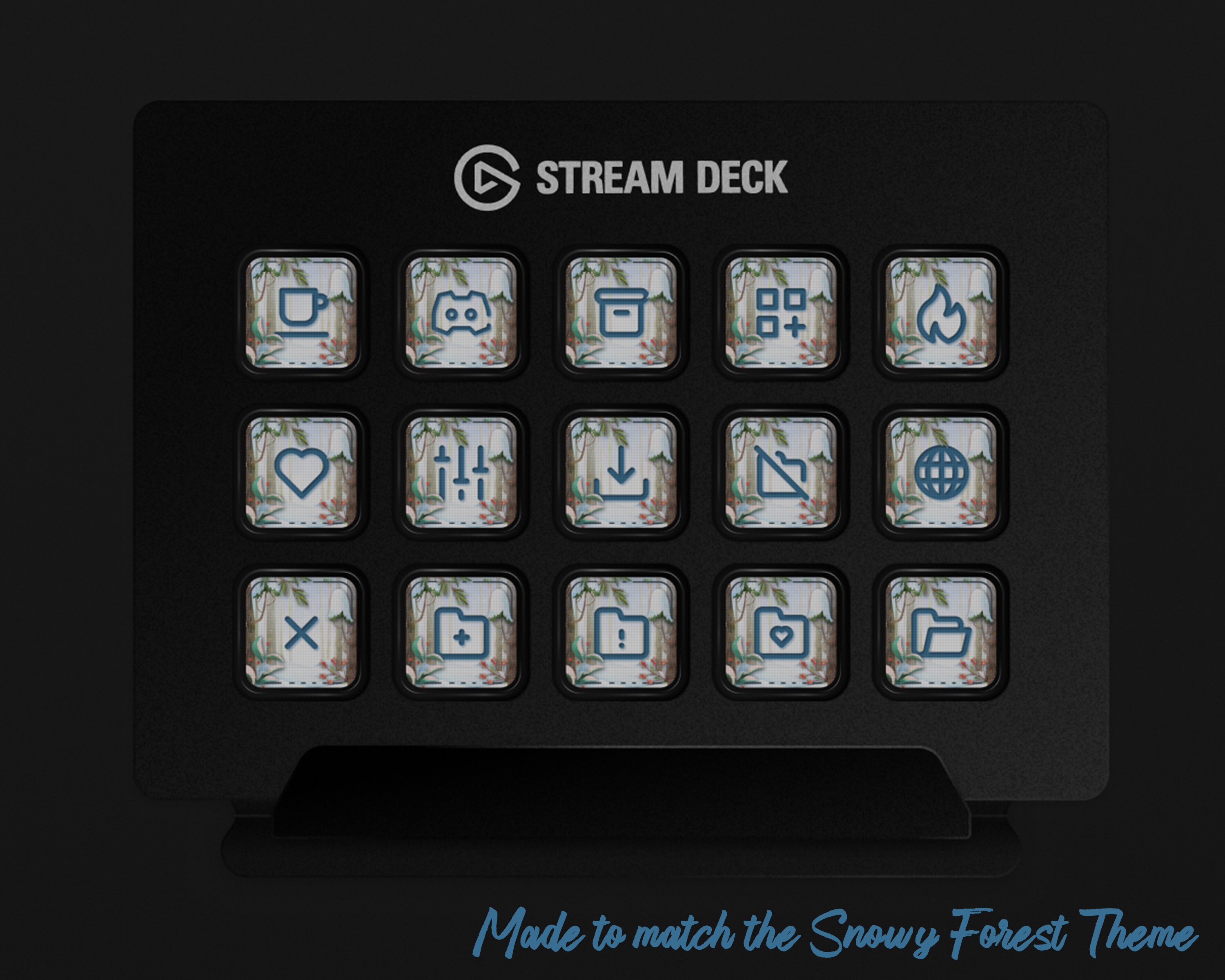 118 Stream Deck Icons Snowy Forest Stream Deck Twitch - Etsy