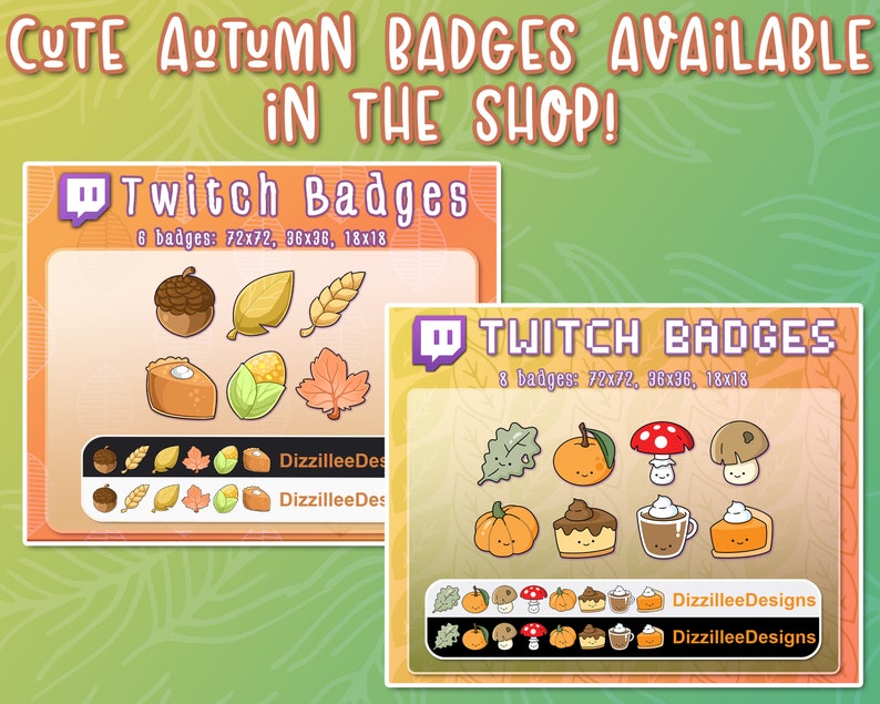 ANIMATED Autumn Overlays Twitch Streamer Overlays Fall - Etsy