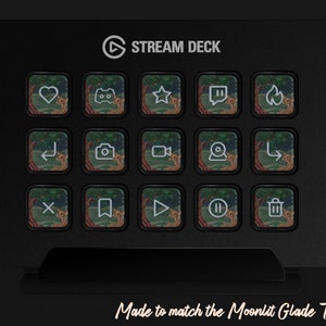 118 Stream Deck Icons Moonlit Glade Stream Deck Twitch Streamer Assets Twitch Streamer Icons ...