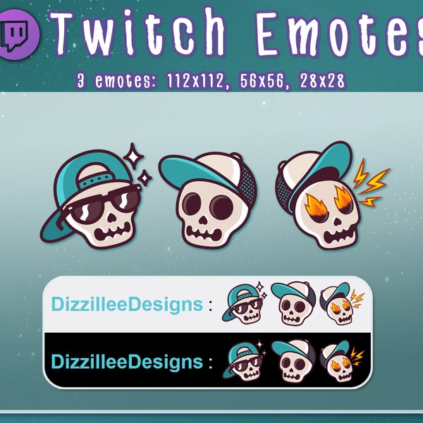Twitch Channel Skull - Etsy