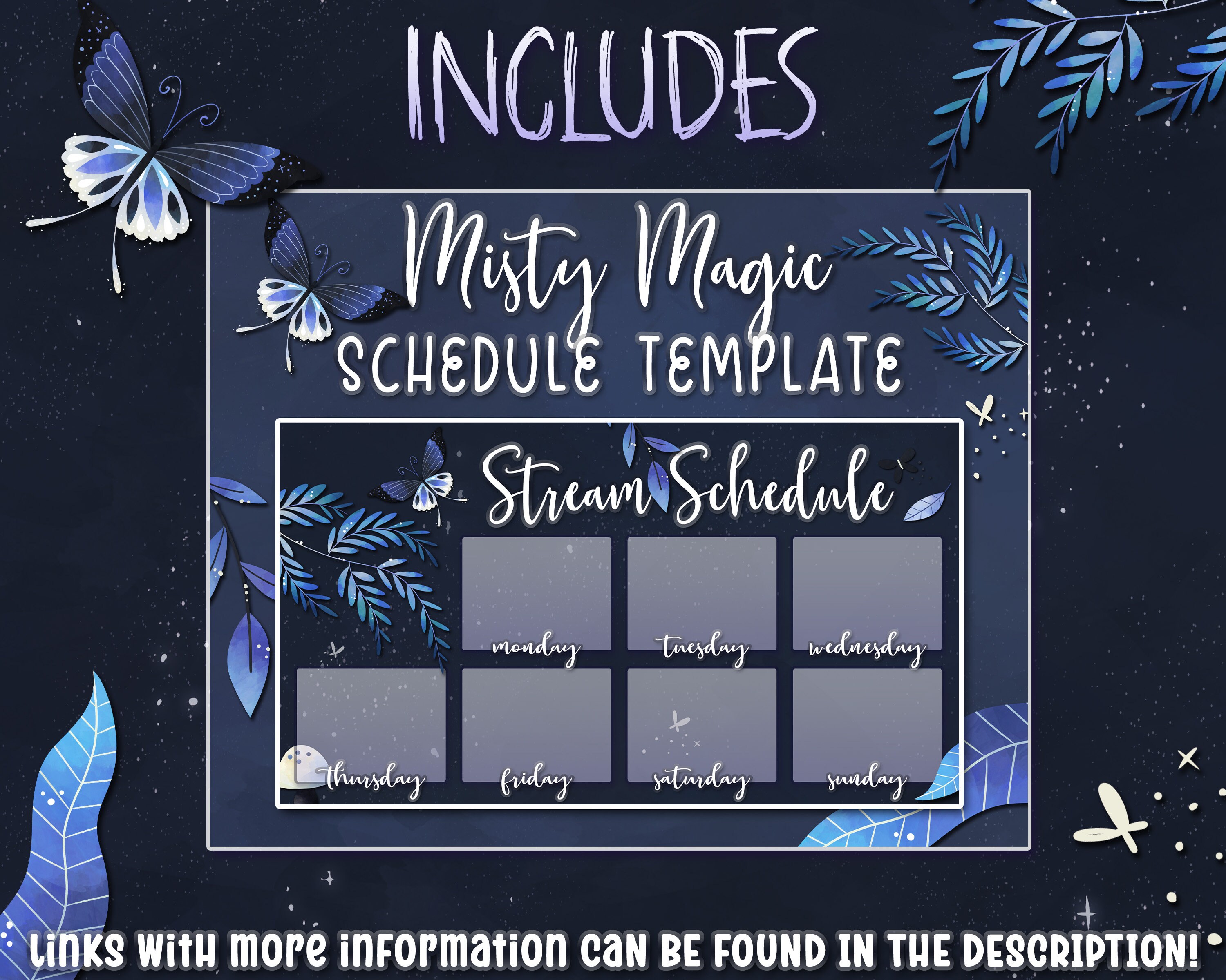 ENTIRE ANIMATED Misty Magic Theme Set Twitch Streamer Bundle - Etsy