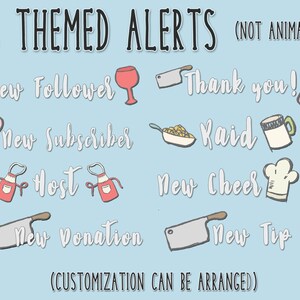 Kitchen Cooking Streamer PACKAGE Streamer Scenes, Panels & Alerts ...