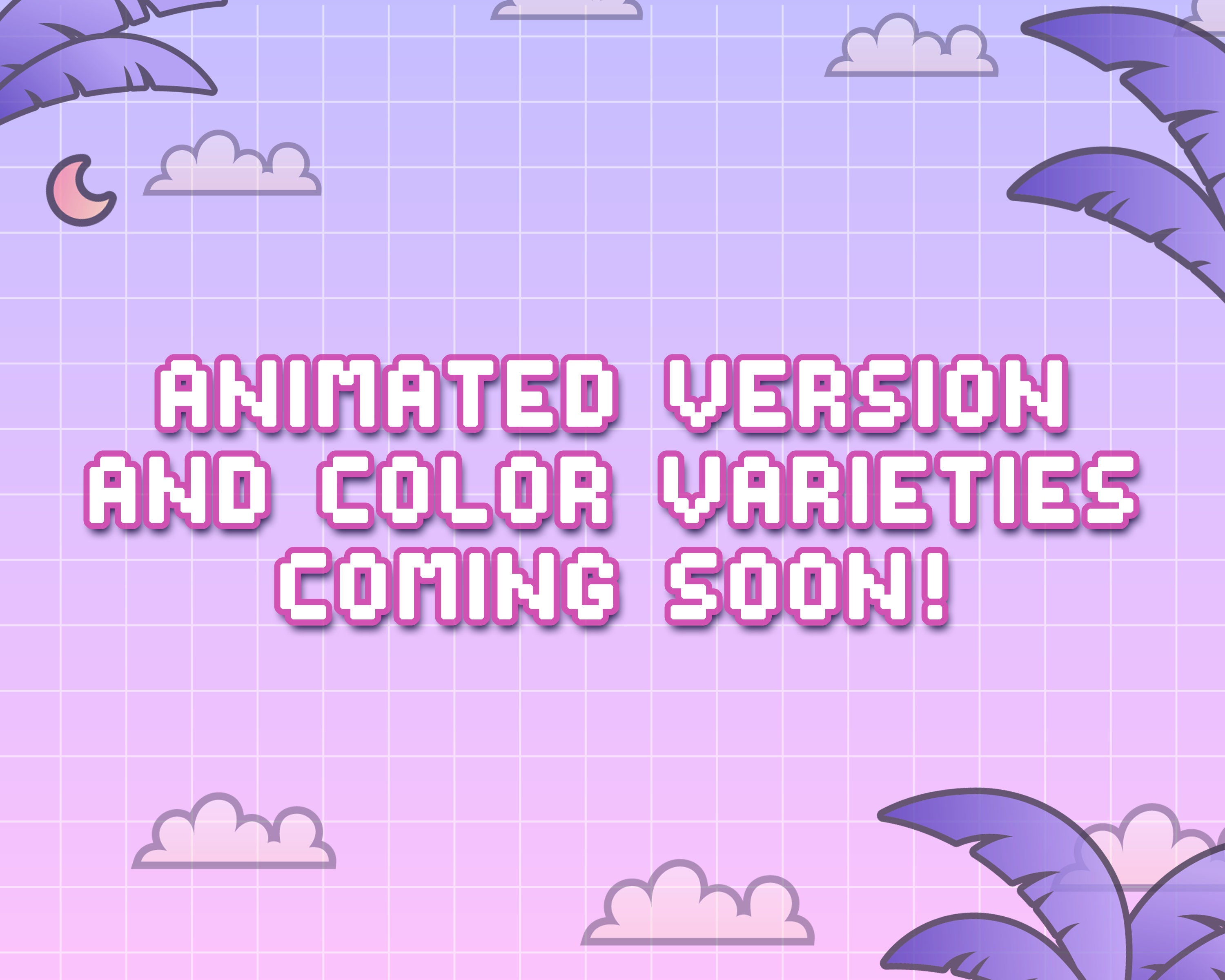 9pc Pink Vaporwave Overlay Set Twitch Streamer Overlays | Etsy