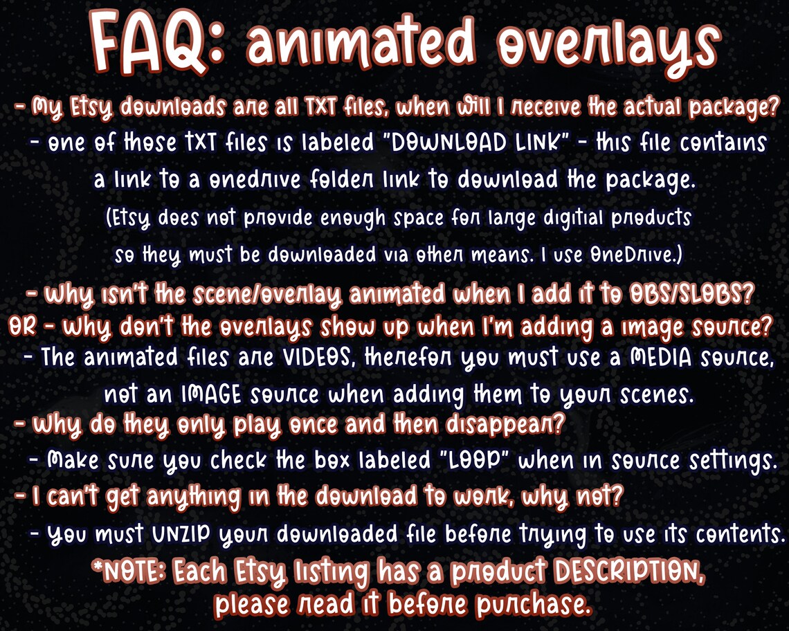 ANIMATED Cloudy Night Overlays Twitch Streamer Overlays & - Etsy