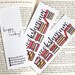 Bookstagram Bookmark Booktube Books & Instagram Digital - Etsy