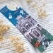 Halloween Bookmark Haunted Mansion With Pumpkins, Ghosts, Bats, the ...